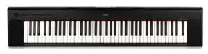 yamaha np32 76-key lightweight portable keyboard, black