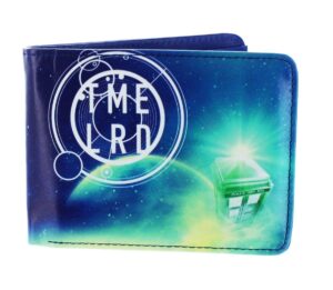 doctor who green fashion cosmos wallet