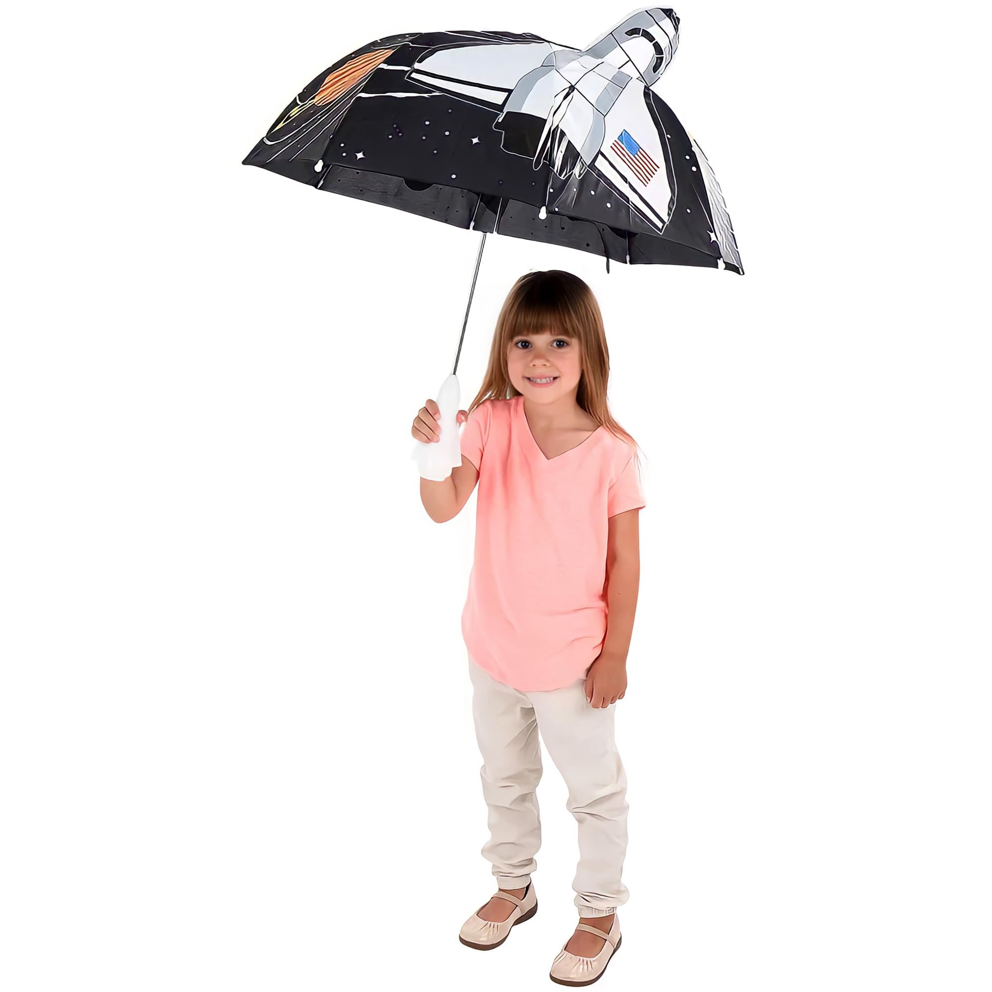 Rhode Island Novelty 30 Inch Child fts Space Ship Umbrella