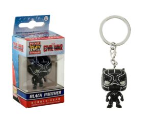 funko pop keychain: captain america 3: civil war action figure, black panther