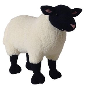 adore 14" standing marshmallow the suffolk sheep plush stuffed animal toy