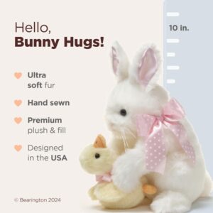 Bearington Lil’ Hunny Brown Plush Stuffed Animal Bunny Rabbit, Adorable, Soft and Cuddly, Great Gift for Bunny Lovers of All Ages, Birthdays, Holidays and Special Occasions, 6 inches