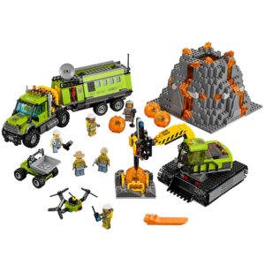 lego city volcano exploration base 60124 construction toy, building toy