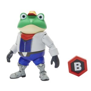 nintendo slippy toad action figure, 4"