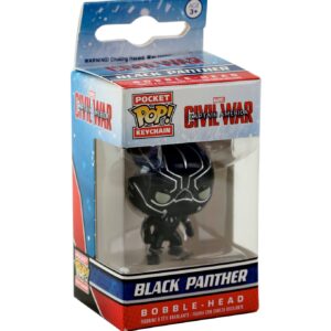 Funko POP Keychain: Captain America 3: Civil War Action Figure, Black Panther