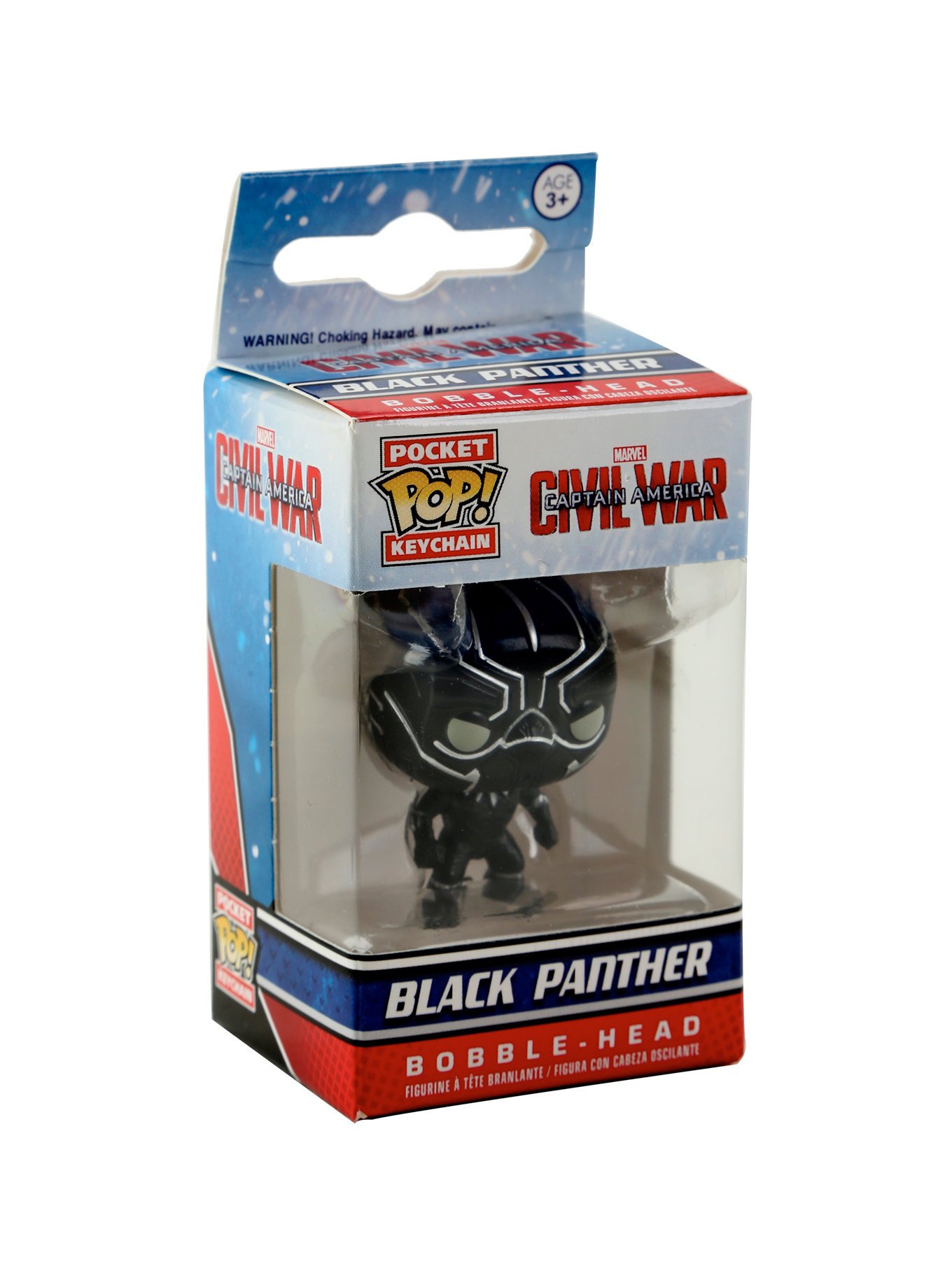 Funko POP Keychain: Captain America 3: Civil War Action Figure, Black Panther