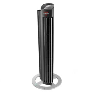 vornado ngt33dc energy smart tower air circulator fan with variable speed, 33", black