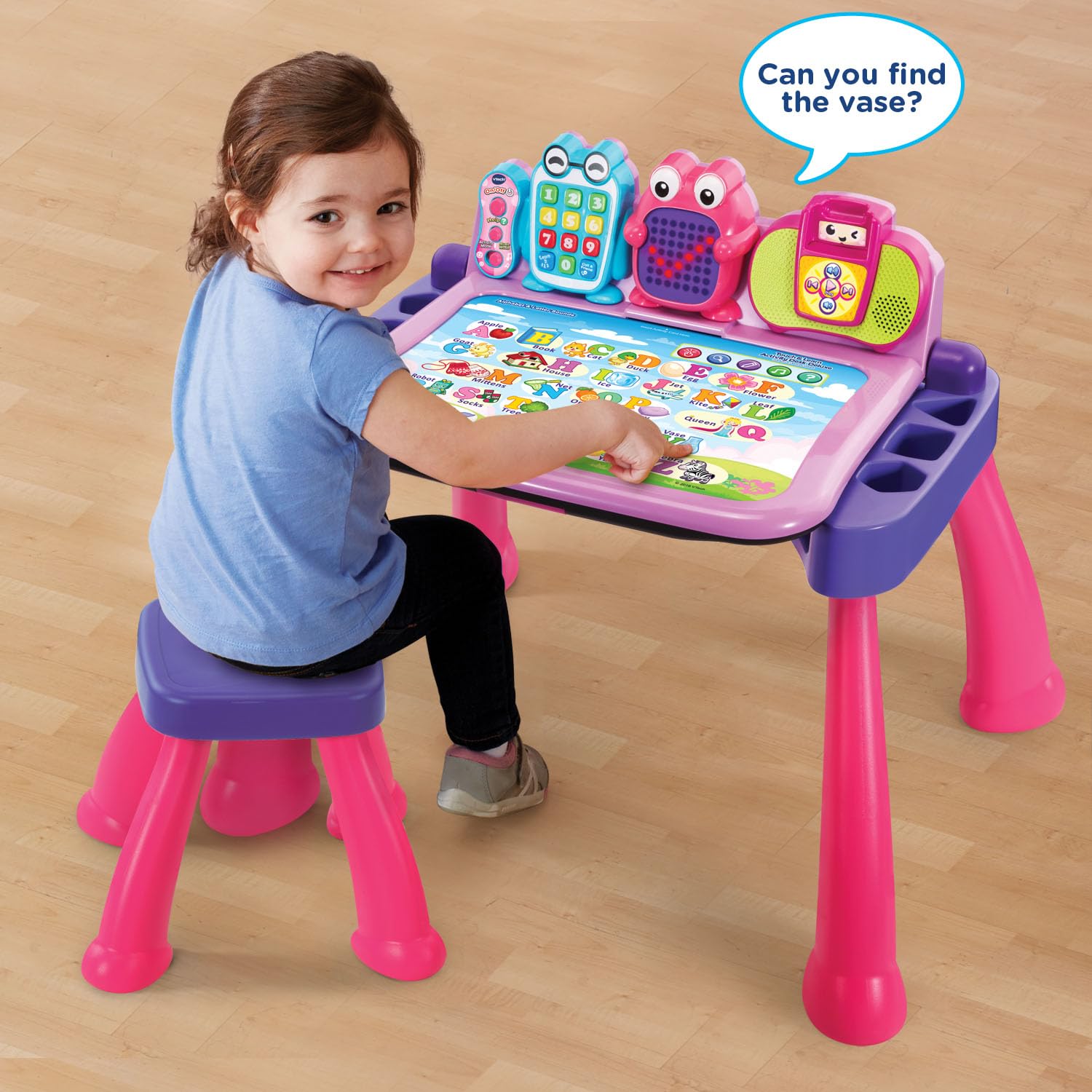 VTech Touch and Learn Activity Desk Deluxe, Pink