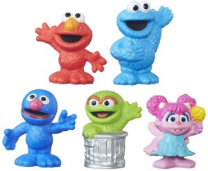 playskool-sesame-street collector pack 5 figures