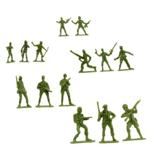 fun central green army men toy soldier action figures for kids - 144 pack