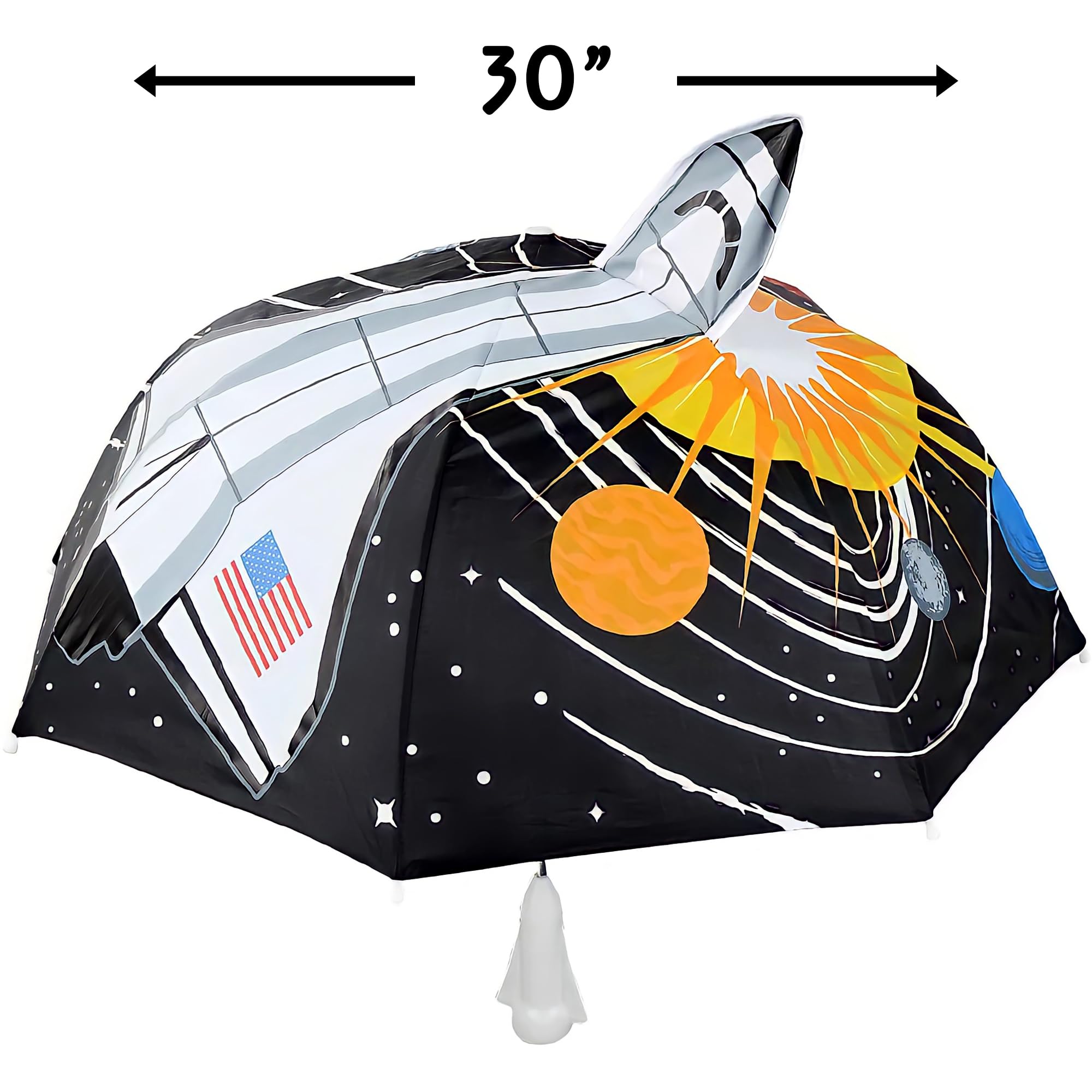 Rhode Island Novelty 30 Inch Child fts Space Ship Umbrella