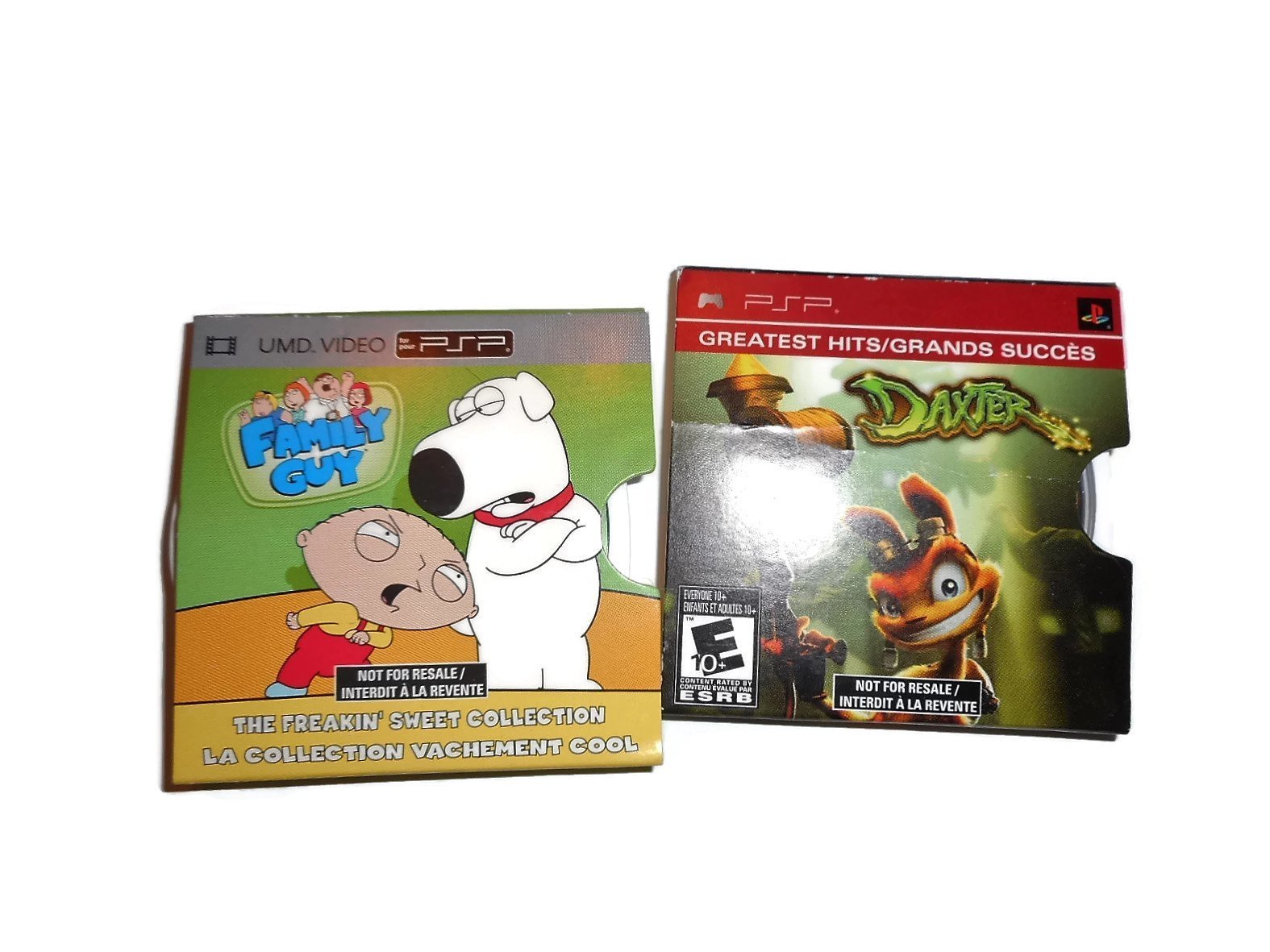 BUNDLE Sony PlayStation Portable PSP , 1 Family Guy Game, 1 Daxter game, 1 Metal Aluminum carrying case , power cords