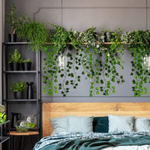 Yatim 78-Ft 12 Pack Artificial Plants Greeny Chain Wall Hanging Leaves for Home Room Garden Wedding Garland Outside Decoration