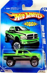 hot wheels 09 hw special features green dodge ram 1500 01 of 10 #087/190 by hot wheels