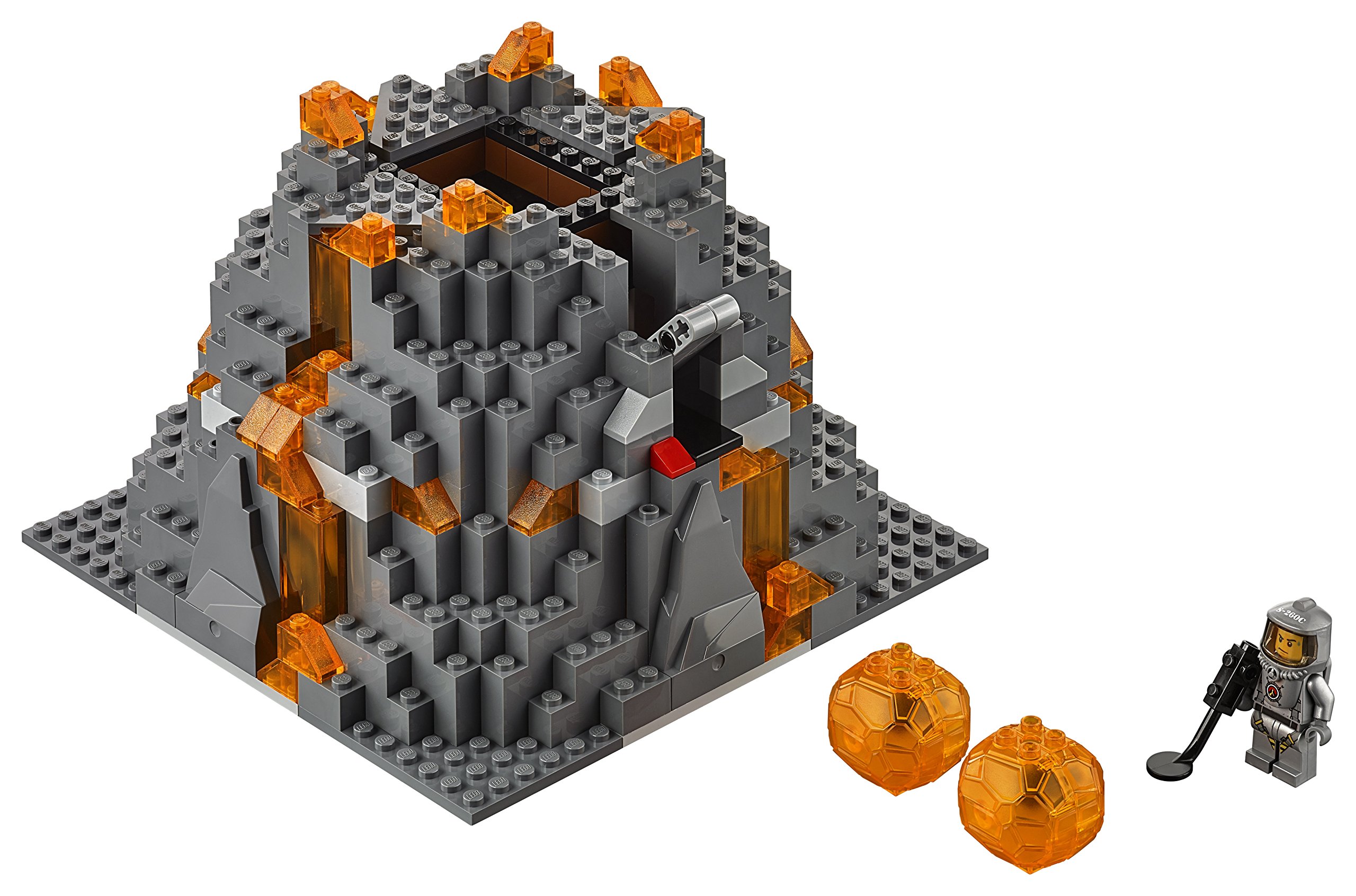 Lego City Volcano Exploration Base 60124 Construction Toy, Building Toy