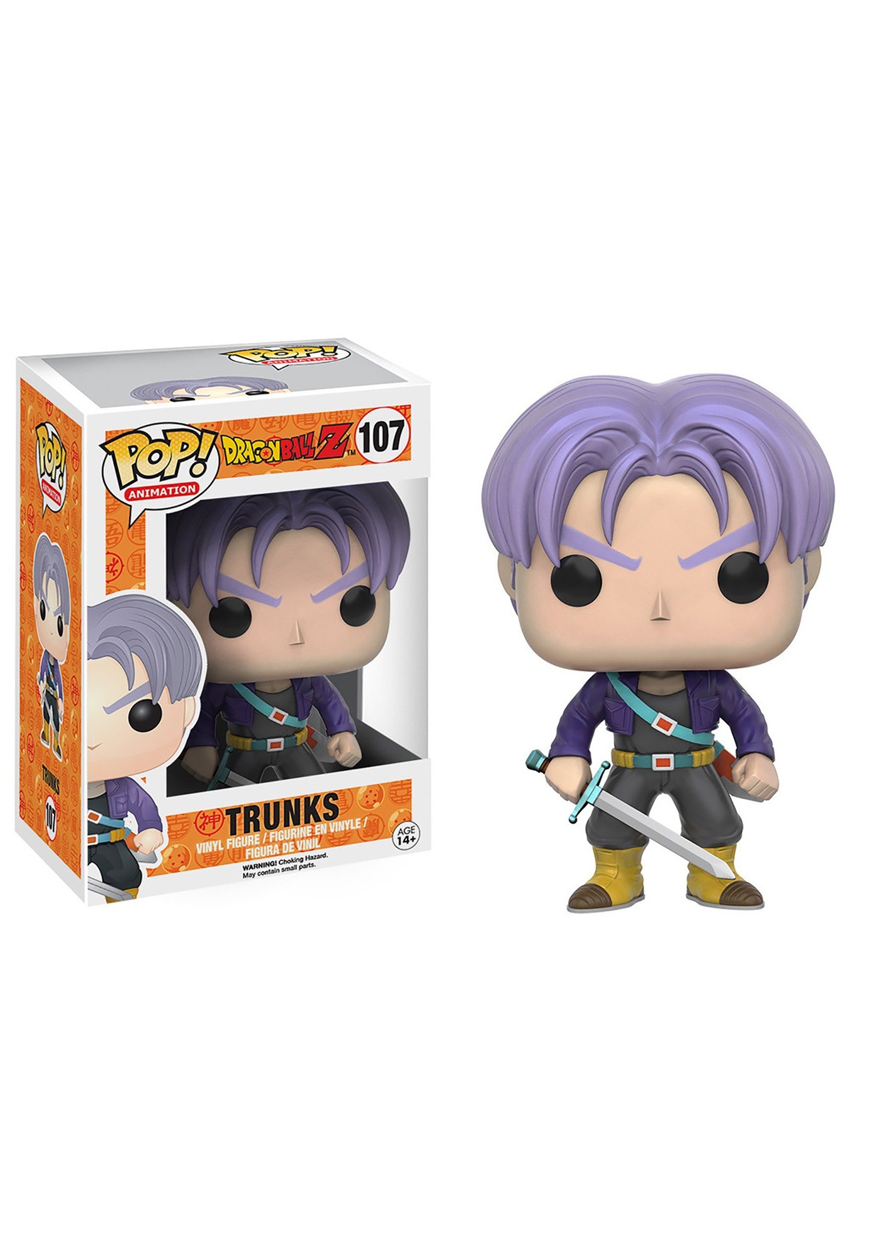 Funko POP Anime: Dragonball Z - Trunks Action Figure