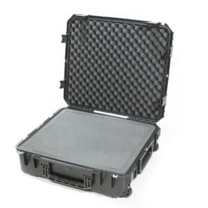 SKB 3I-2421-7BC iSeries 24" x 21" x 7" - Cubed Foam w/Wheels, Black