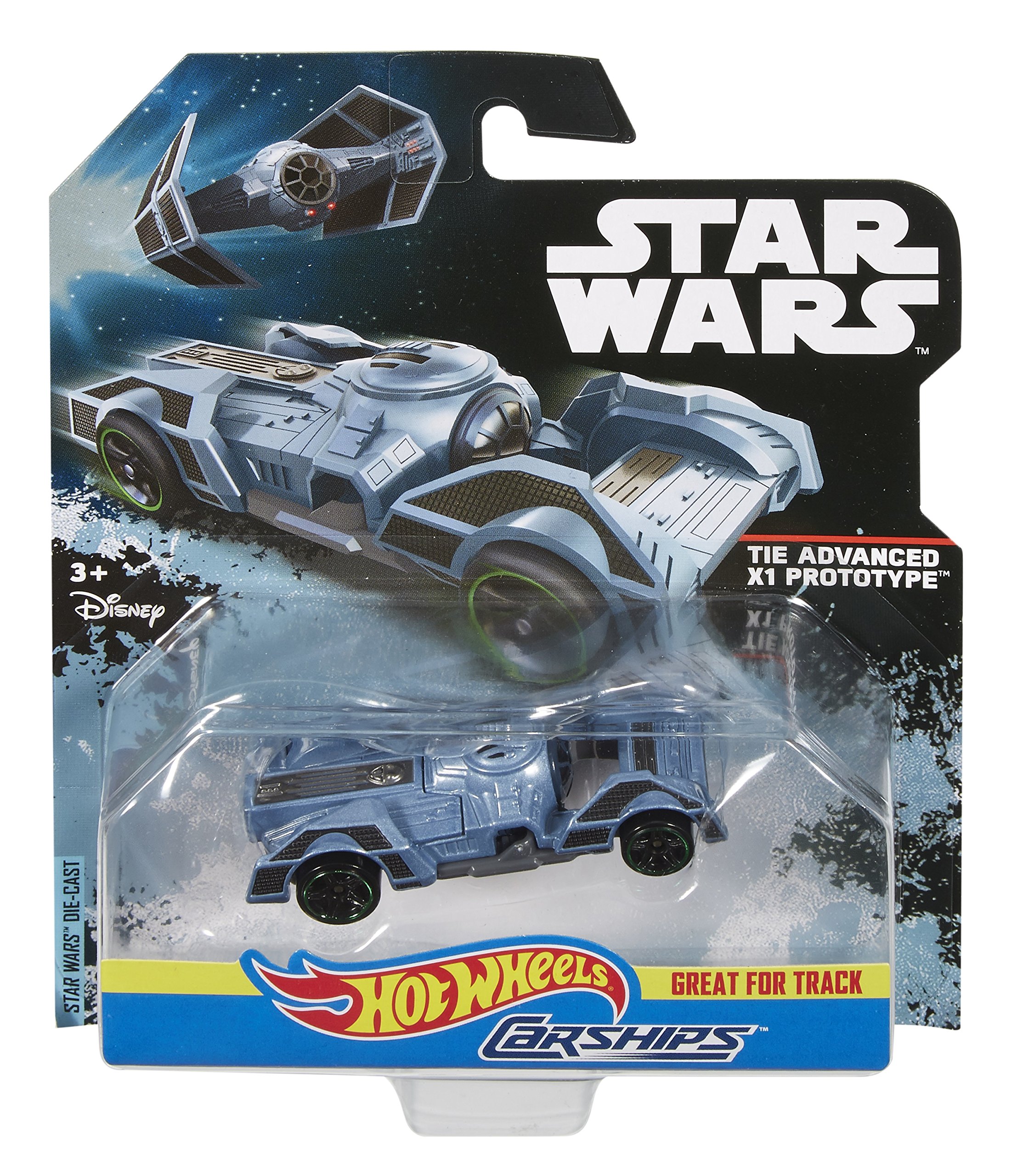 Hot Wheels Star Wars Darth Vader's TIE Fighter Carship Vehicle