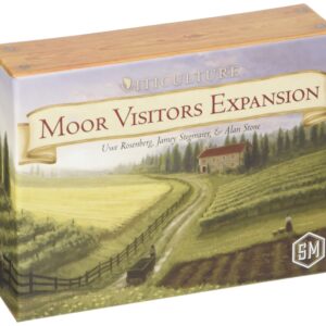 Stonemaier Games: Viticulture: Moor Visitors Expansion | Add to Viticulture (Base Game) | Adds 40 New Visitor Cards | 1-6 Players, 90 Mins, Ages 14+