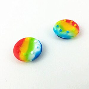 2 x Rainbow Controller Analog Thumbstick Grip Cover Caps For Sony PS3 PS4 XBOX ONE 360 Wii U