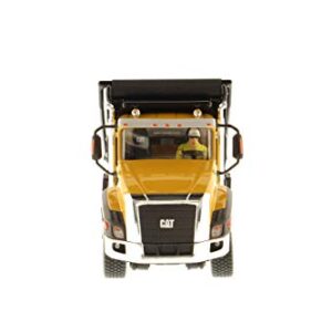 DM DIECAST MASTERS Caterpillar CT660 Dump Truck Yellow Core Classics Series Vehicle