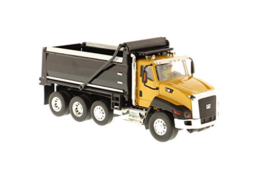 DM DIECAST MASTERS Caterpillar CT660 Dump Truck Yellow Core Classics Series Vehicle