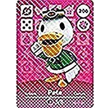 pete - nintendo animal crossing happy home designer amiibo card - 206