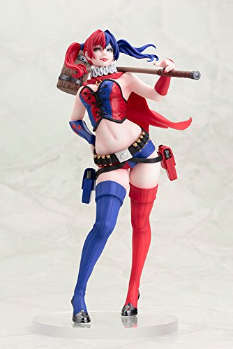 Kotobukiya DC Comics Pretty New 52 Harley Quinn New 52 Ver. 1/7 Scale Painted PVC, 9 inches (DC024)