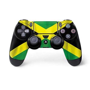 skinit decal gaming skin for ps4 controller - officially licensed originally designed jamaica flag design