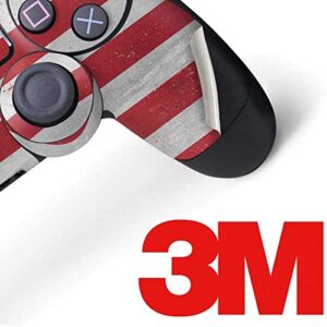 Skinit Decal Gaming Skin Compatible with PS4 Controller - American Flag Distressed Design