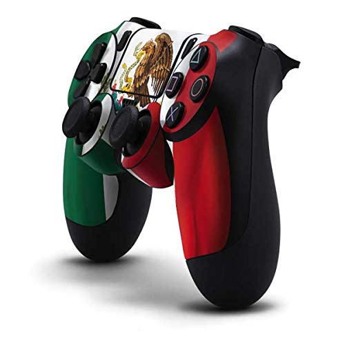 Skinit Decal Gaming Skin Compatible with PS4 Controller - Mexico Flag Design