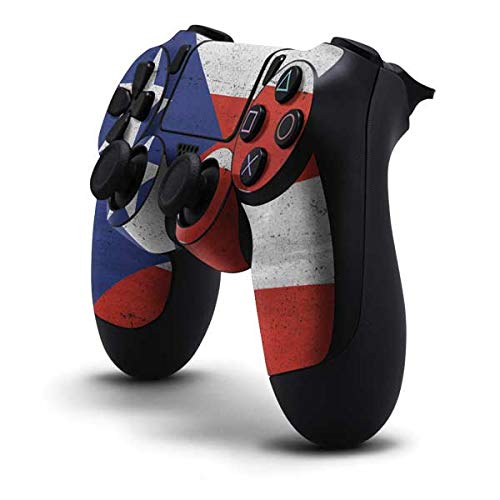 Skinit Decal Gaming Skin Compatible with PS4 Controller - Puerto Rico Flag Distressed Design