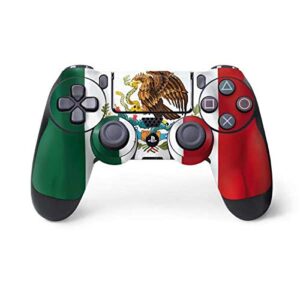 skinit decal gaming skin compatible with ps4 controller - mexico flag design