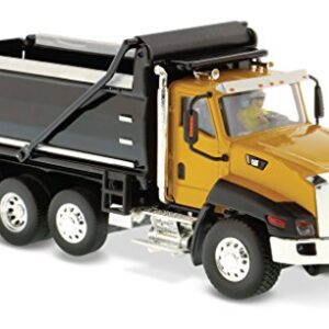 DM DIECAST MASTERS Caterpillar CT660 Dump Truck Yellow Core Classics Series Vehicle