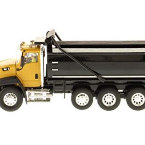 DM DIECAST MASTERS Caterpillar CT660 Dump Truck Yellow Core Classics Series Vehicle