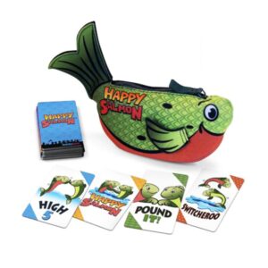 north star games happy salmon - fast paced family card game