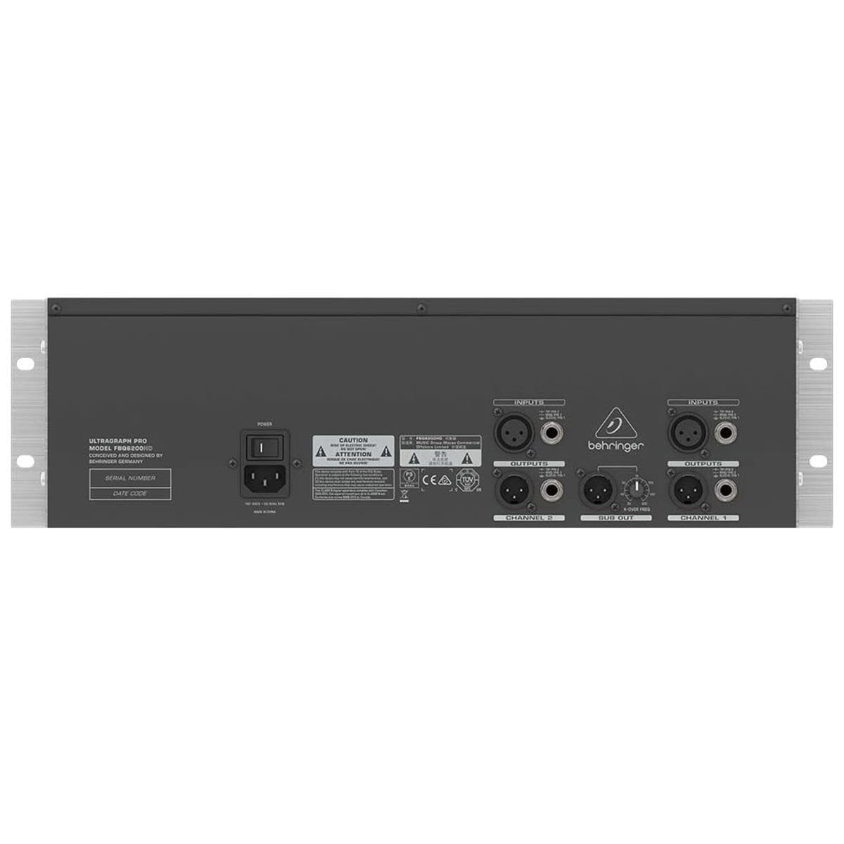 Behringer FBQ6200HD - 31-Band Stereo Graphic EQ