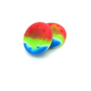 2 x rainbow controller analog thumbstick grip cover caps for sony ps3 ps4 xbox one 360 wii u