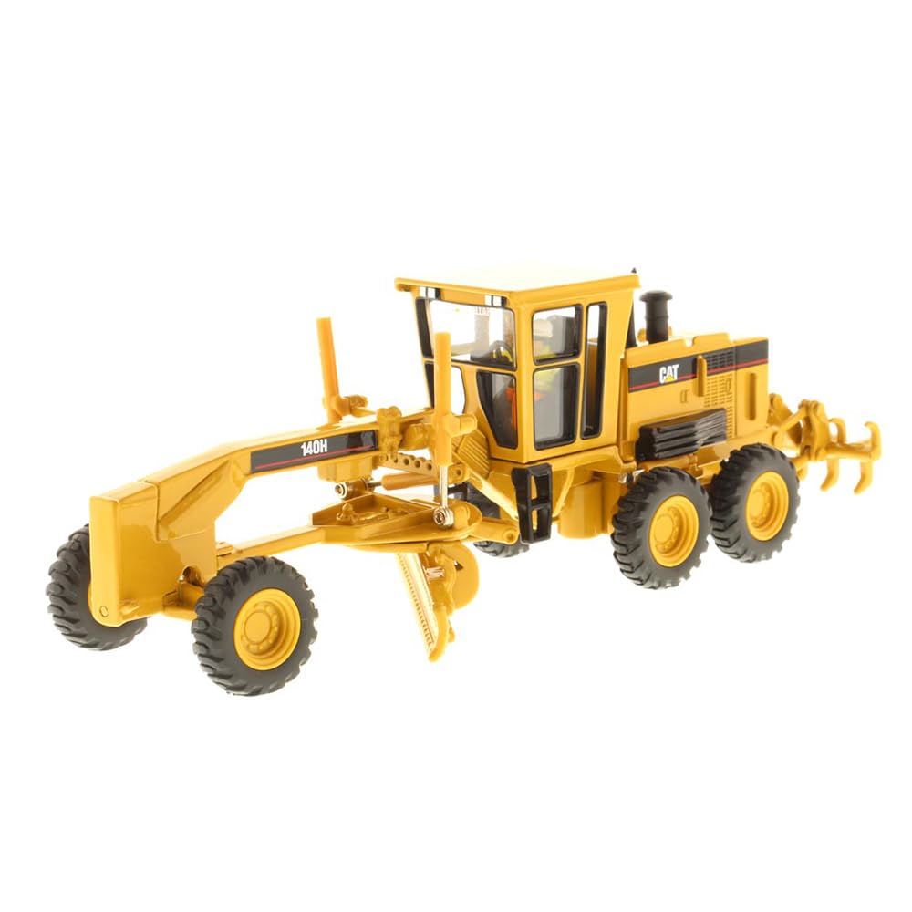 Diecast Masters Caterpillar 140H Motor Grader, Core Classics Series Cat Trucks & Construction Equipment | 1:50 Scale Model Diecast Collectible Model 85030C