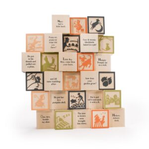 uncle goose nursery rhyme blocks - made in the usa