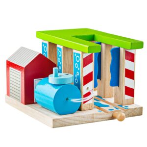 bigjigs rail, wooden train washer, wooden toys, bigjigs train accessories, train wash, wooden train sets, trains for kids, wooden toys for 3 4 5 year olds