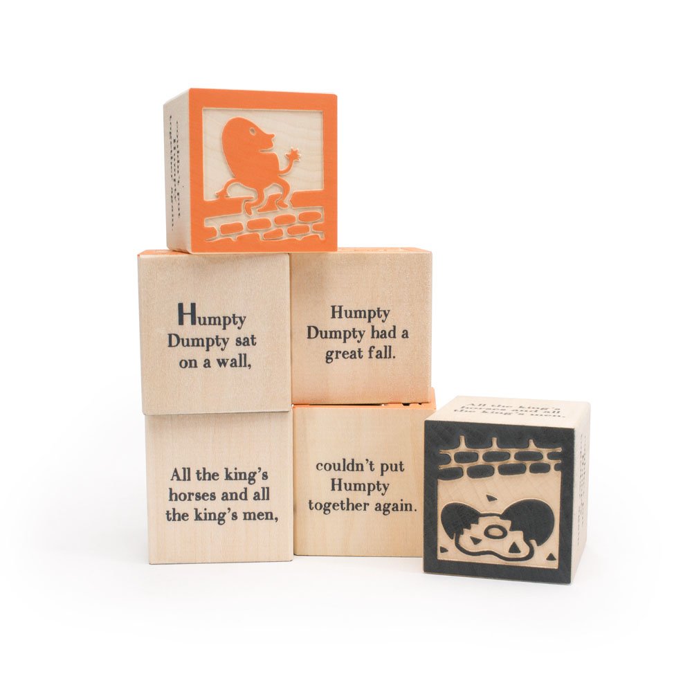 Uncle Goose Nursery Rhyme Blocks - Made in The USA