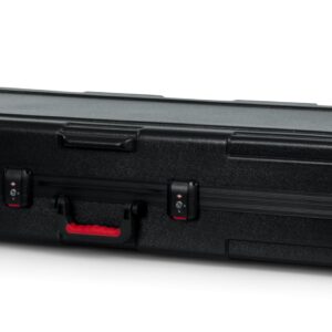 Gator Cases Molded Flight Case for Deep 88-Note Keyboards with TSA Approved Locking Latches and Recessed Wheels; (GTSA-KEY88D)