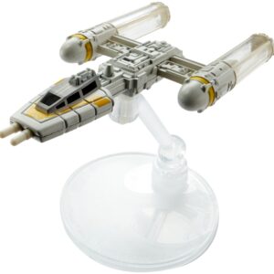 Hot Wheels Star Wars Rogue One Starship Vehicle, Y-Wing Gold Leader