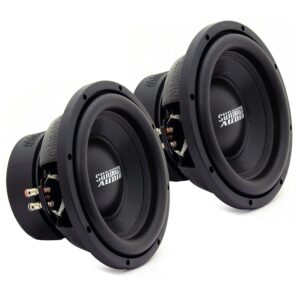 sundown audio e-10 v.3 d2 pair 10" 500w rms dual 2-ohm ev.3 series subwoofers