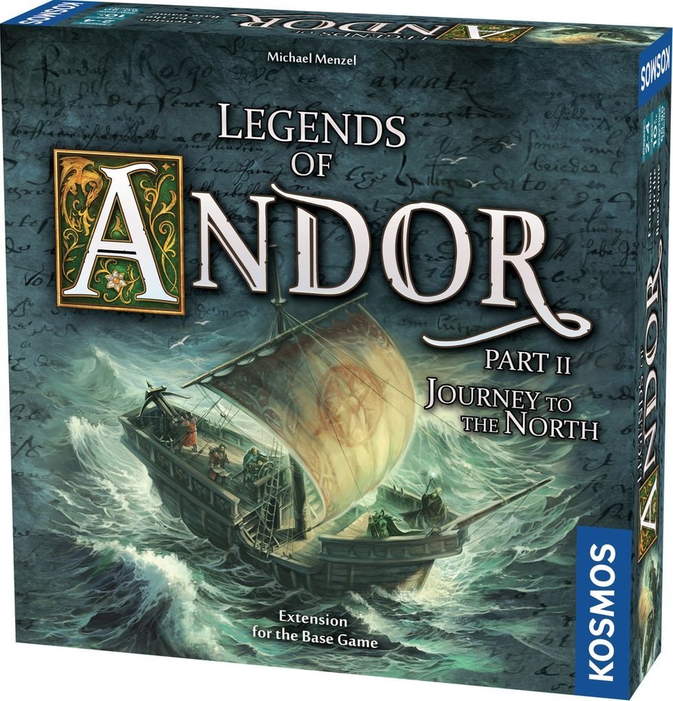 Legends of Andor: Journey to The North, Expansion Pack, Cooperative Board Game, 1 – 4 Players, Fantasy, Family Game by Kosmos