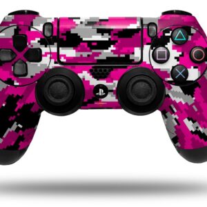 WraptorSkinz Skin Compatible with Sony PS4 Dualshock Controller PlayStation 4 Original Slim and Pro WraptorCamo Digital Camo Hot Pink (Controller NOT Included)