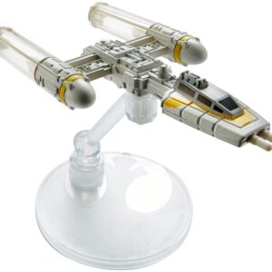 Hot Wheels Star Wars Rogue One Starship Vehicle, Y-Wing Gold Leader