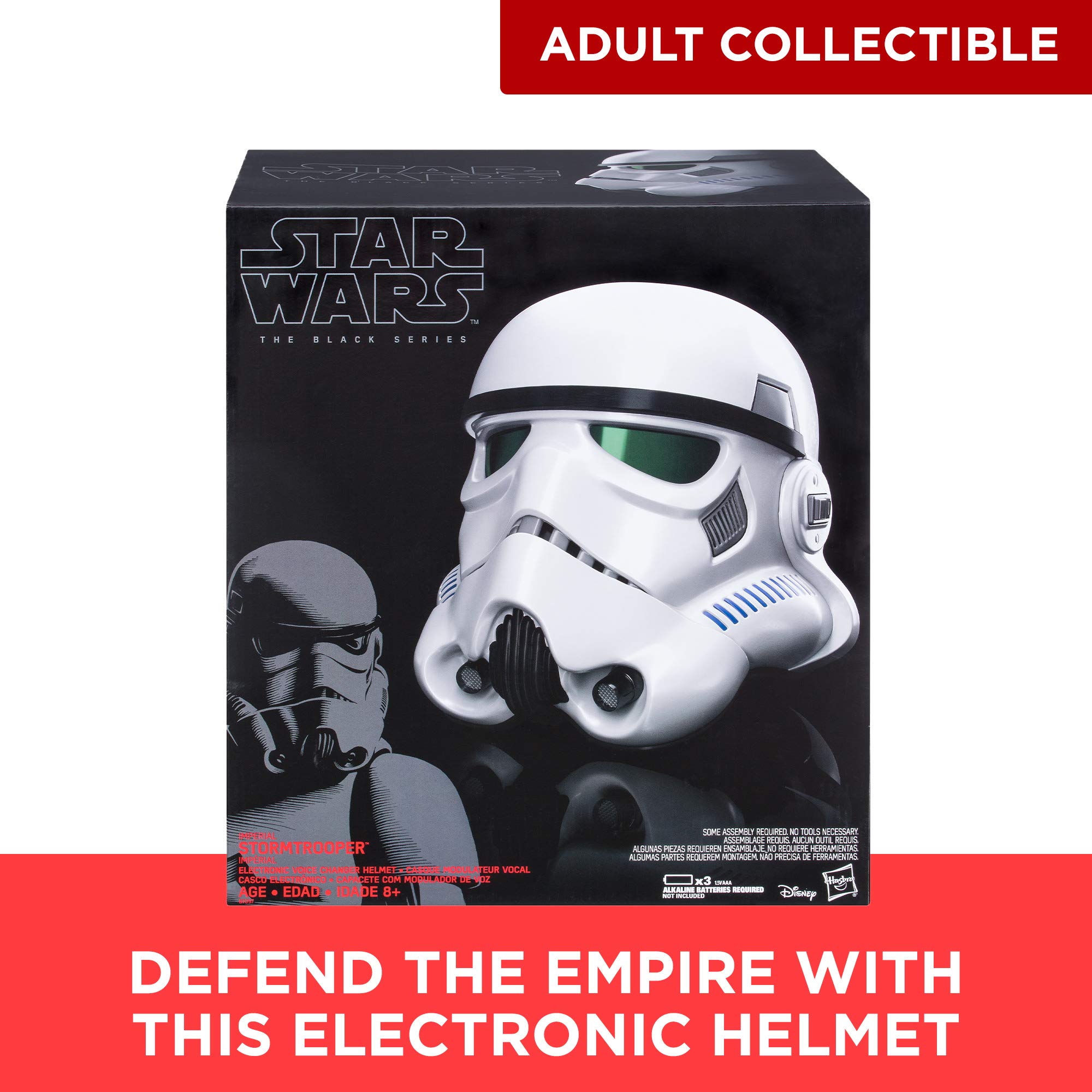 STAR WARS The Black Series Rogue One: A Story Imperial Stormtrooper Electronic Voice Changer Helmet Roleplay (Amazon Exclusive)