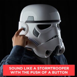 STAR WARS The Black Series Rogue One: A Story Imperial Stormtrooper Electronic Voice Changer Helmet Roleplay (Amazon Exclusive)